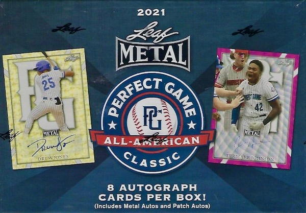 2021 Leaf Metal Perfect Game All-American Classic Checklist, Box
