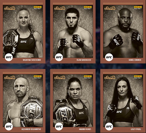 2022 Panini Instant UFC Studio Checklist, Set Details, Buy Sets