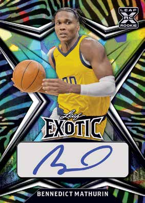 2022-23 Leaf Exotic Basketball Checklist, Set Details, Boxes, Date