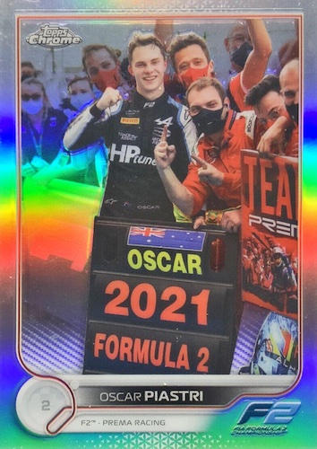 2022 Topps Chrome Formula 1 Variations Checklist, Gallery, Codes