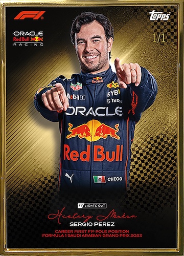 2022 Topps F1 Lights Out Formula 1 Racing Cards Checklist