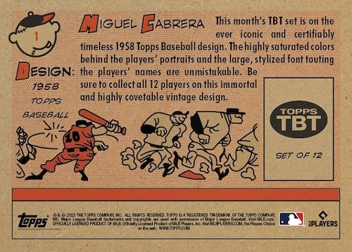 2023 Topps Throwback Thursday Baseball Checklist, Set Print Run