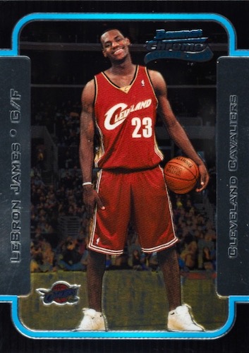 Full LeBron James Rookie Cards Gallery, RC Checklist, Hot List