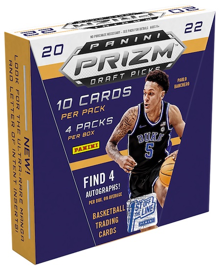2022-23 Panini Prizm Draft Picks Basketball Checklist, Info, Boxes