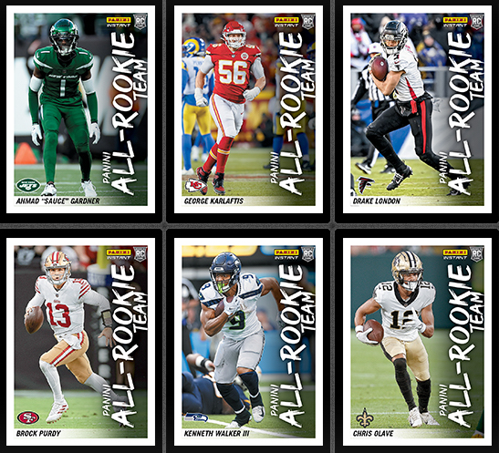 2022 Panini Instant All-Rookie Team Football Checklist, Set Info