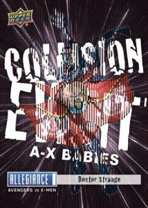 Upper Deck Allegiance Avengers vs X-Men Checklist, Set Info, Box