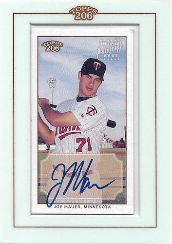 Top 10 Joe Mauer Baseball Cards To Collect