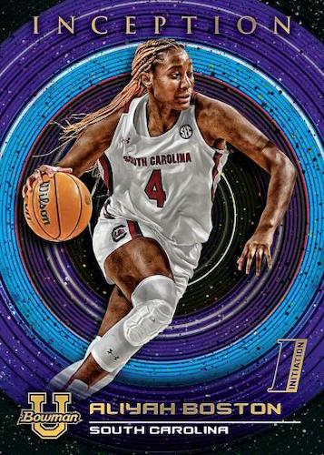 2022-23 Bowman University Inception Checklist, Set Details, Boxes