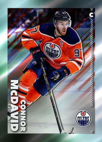2022-23 Topps Chrome NHL Sticker Collection Checklist, Set Info