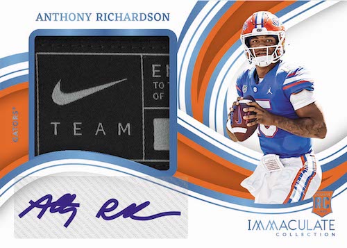 2023 Immaculate Collection Collegiate Football Checklist, Details