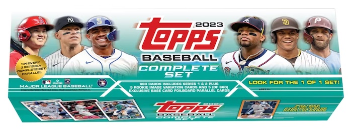2023 Topps Baseball Complete Sets Checklist, Factory Exclusives