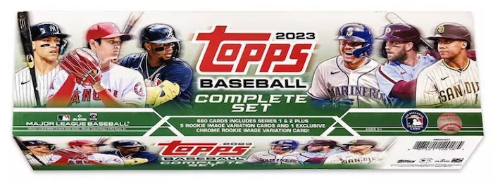 2023 Topps Baseball Complete Sets Checklist, Factory Exclusives