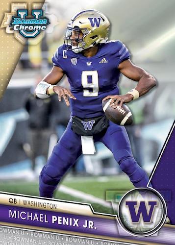 2023 Bowman University Chrome Football Checklist, Set Details