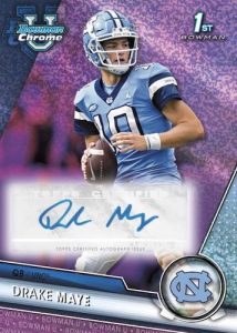 2023 Bowman University Chrome Football Checklist, Set Details