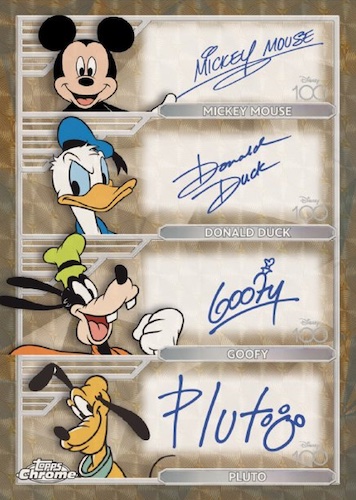 2023 Topps Chrome Disney 100 Checklist, Set Details, Buy Boxes