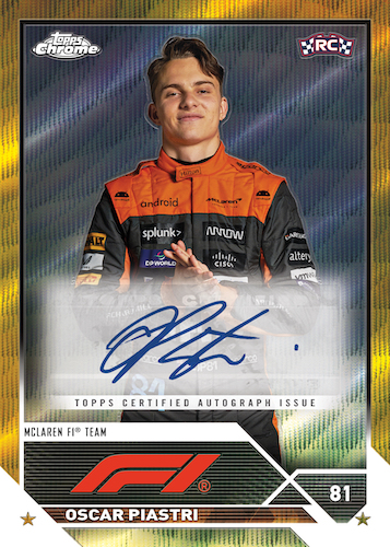 2023 Topps Chrome Formula 1 Checklist, Set Details, Boxes, Date