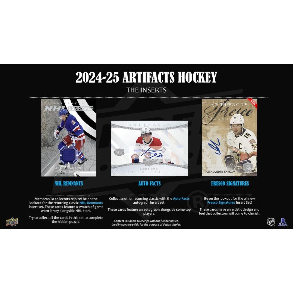 2024-25 Upper Deck Artifacts Hockey