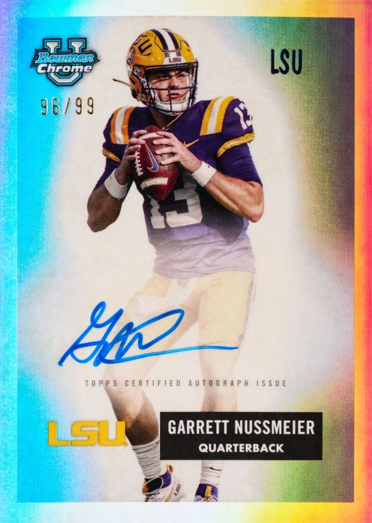 2024 Bowman University Chrome Football Cards Review and Checklist