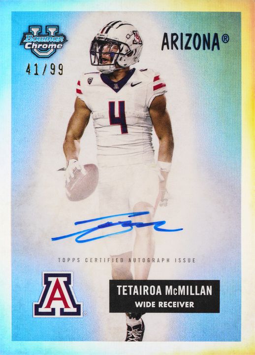 2024 Bowman University Chrome Football Cards Review and Checklist