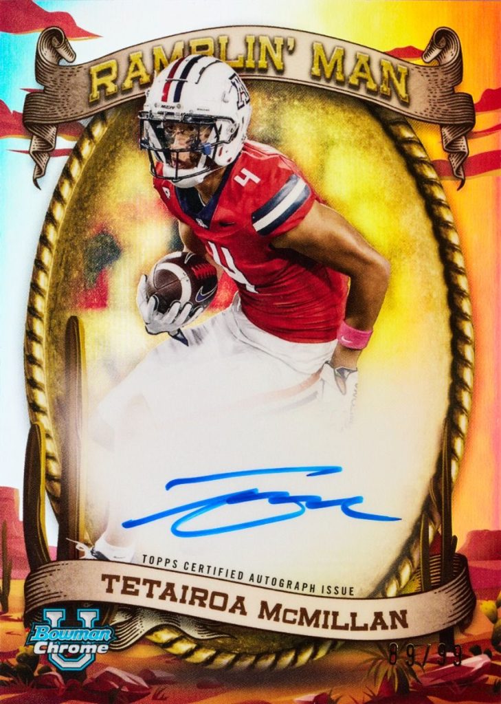 2024 Bowman University Chrome Football Cards Review and Checklist