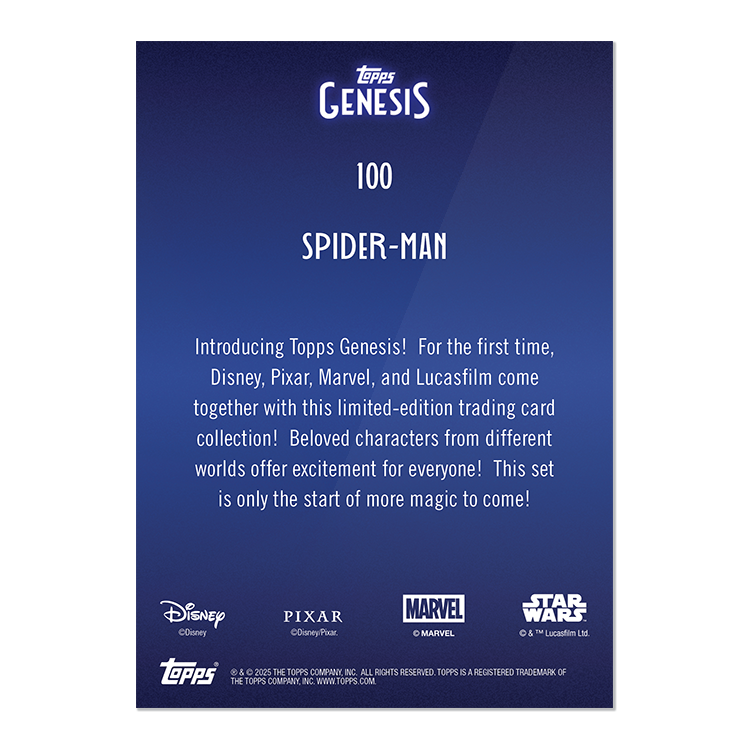 2025 Topps Disney Genesis Card Set Review and Checklist