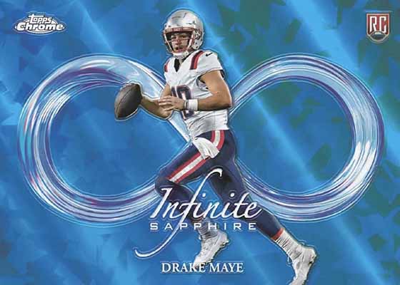 2024 Topps Chrome Sapphire Football Set Review and Checklist