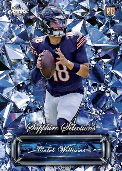 2024 Topps Chrome Sapphire Football Set Review and Checklist