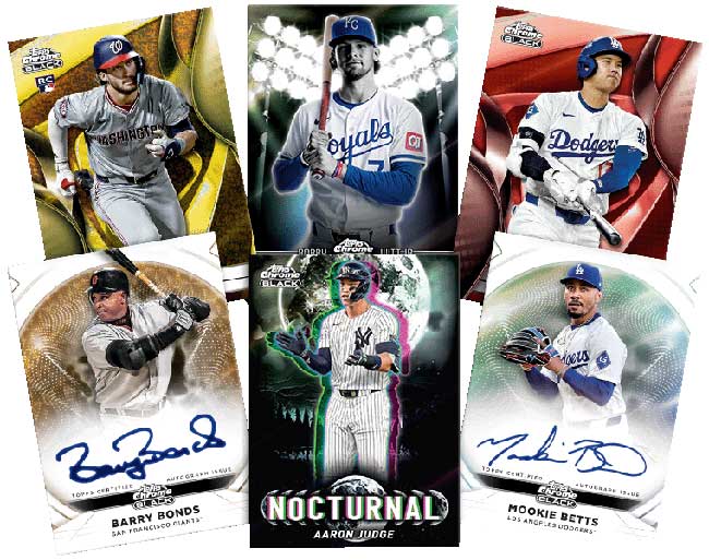 2025 Topps Chrome® Black Baseball Trading Card Box Set Review and Checklist