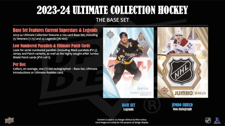 2023-24 Upper Deck Ultimate Collection Hockey Set Review and Checklist
